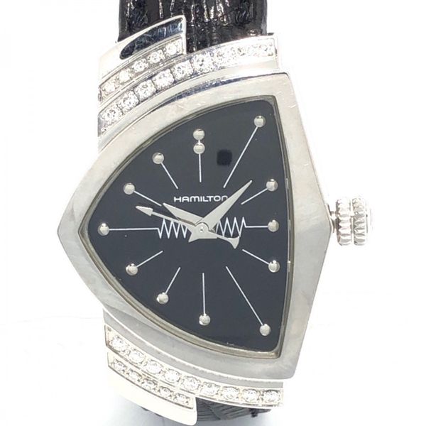 [New] [Used] HAMILTON Ventura watch diamond bezel black | WatchCharts ...