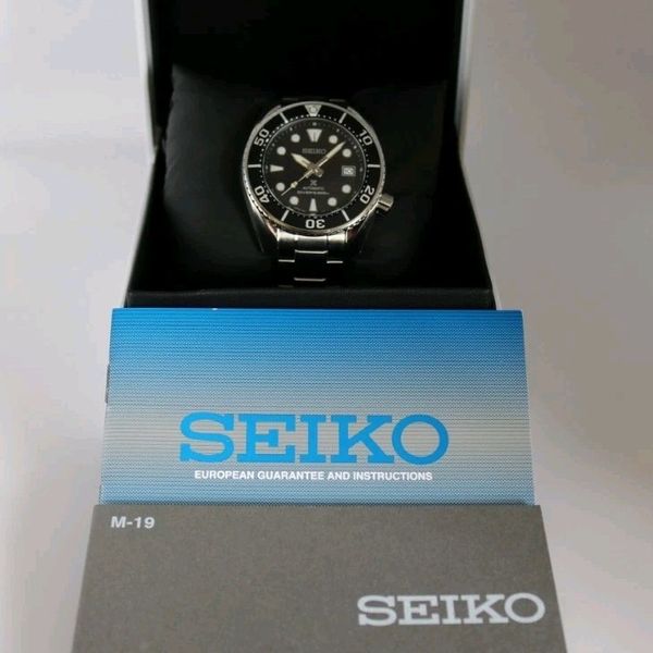 Seiko Prospex Sumo Diver's Watch 6R35-00A0 Automatic, Black Dial ...