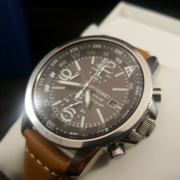 Seiko SSC081 Mens Chronograph watch | WatchCharts Marketplace