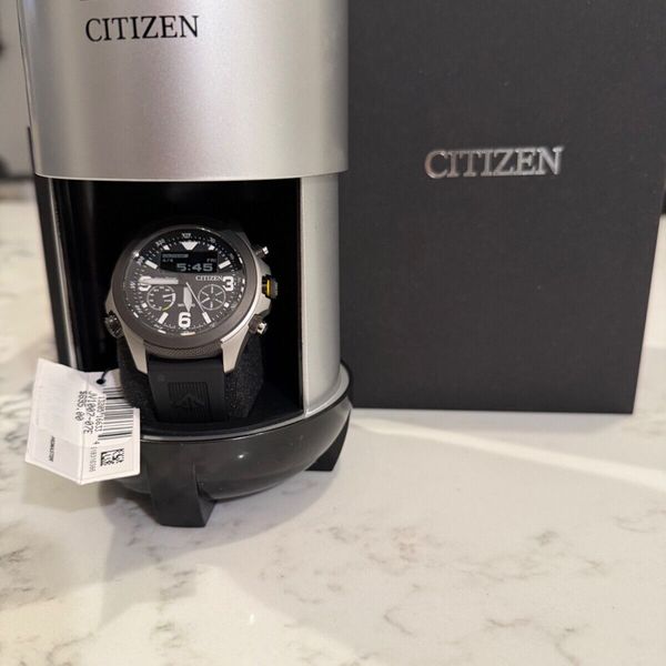 Citizen Promaster World Time Sapphire Black Dial Alarm Men's Watch ...