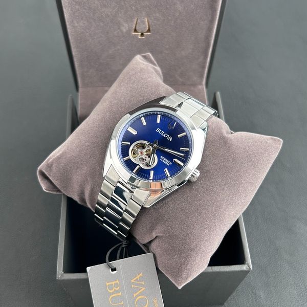 Bulova Surveyor 96A275 Blue Dial Men's classic Automatic Chronograph ...