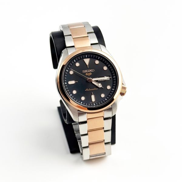 Seiko 5 Sports SKX Series SRPE58 Automatic Watch Black Dial & Two Tone ...