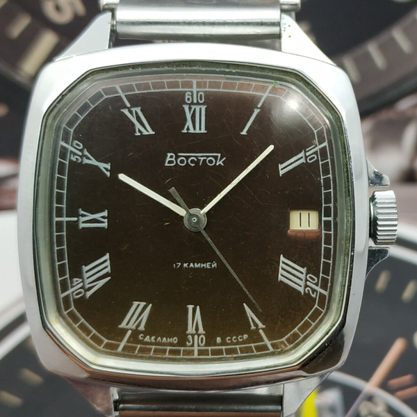 Watch Vostok USSR ☭ Vintage Mechanical SERVICED Wostok Retro Soviet ...