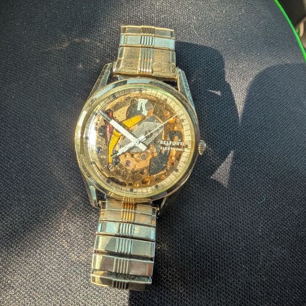 Belforte Benrus Electronic Spaceview Watch Vintage Mens Wristwatch ...