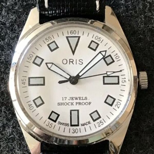 Oris Shock Proof Manual Winding 17 Jewels Swiss Made Men's Watch Vintage Used | WatchCharts ...