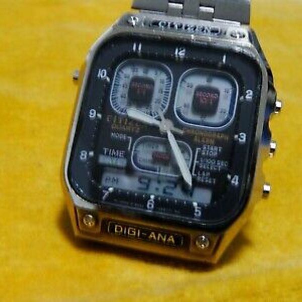 VINTAGE CITIZEN 1980 DIGITAL RARE MODULE 30-0217 TIMER ALARM CHRONO ...