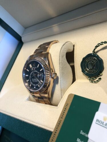 Rolex Sky Dweller Roségold 326935 mit Dark Rhodium Zifferblatt 2019 LC ...