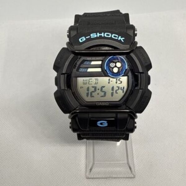 CASIO G-SHOCK GD400-1B2 GD-400-1B2 BLACK/BLUE DIGITAL WATCH ...