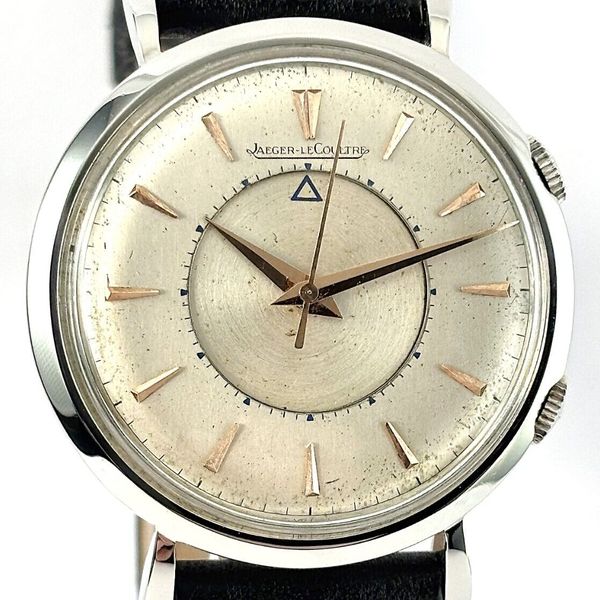 Vintage Jaeger-LeCoultre Memovox Alarm Stainless Steel Mens Watch Cal ...