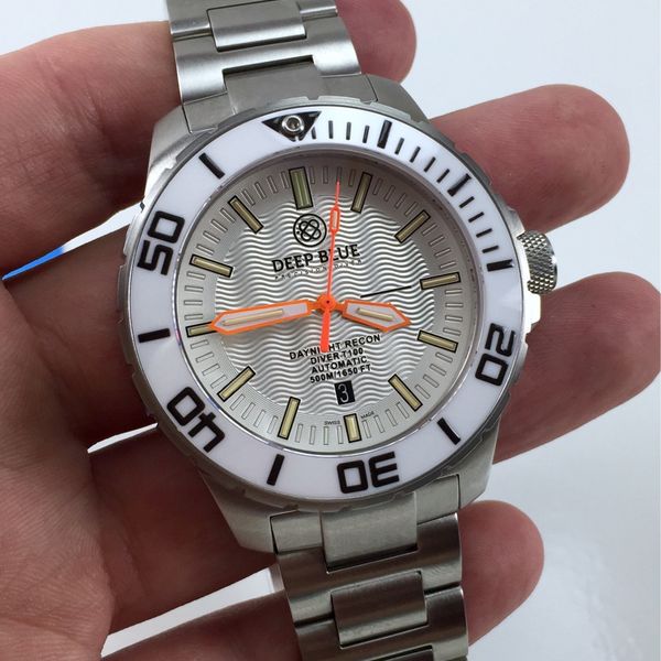 SOLD! - Deep Blue Recon v2 - White Dial - Like New! | WatchCharts ...