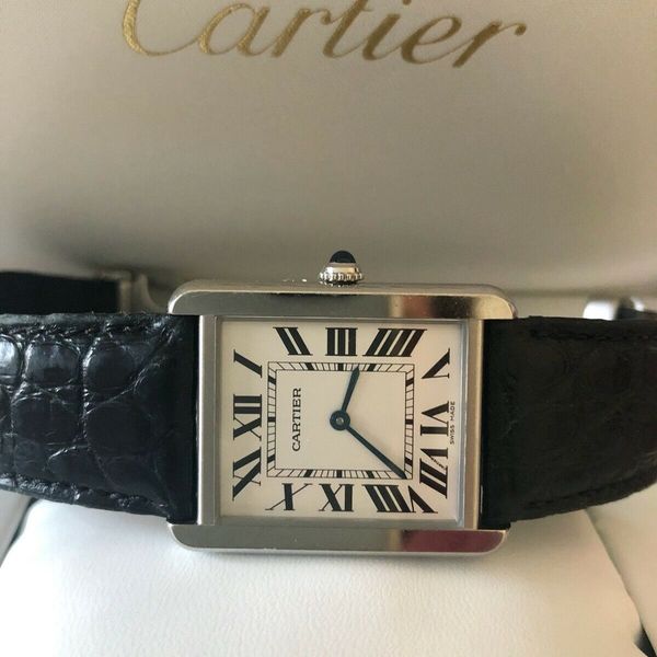 Cartier Tank Solo - Stainless - all original | WatchCharts Marketplace