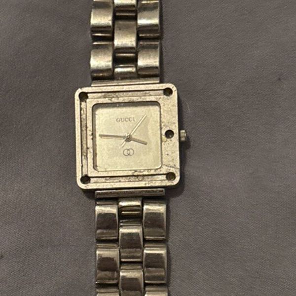 Gucci Watch Vintage Silver Dial Silver Steel Swiss Made *Works ...