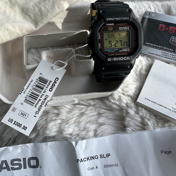 Casio 40th Anniversary G-Shock (Made In Tokyo With Screw In Backing ...