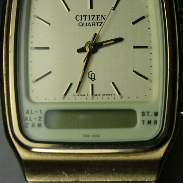 Vintage Men's Citizen Quarts Digital / Analog Watch Model 8950 ...