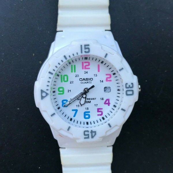 CASIO LRW-200H (3363) White Analog Resin Band 32mm Women's watch - New ...