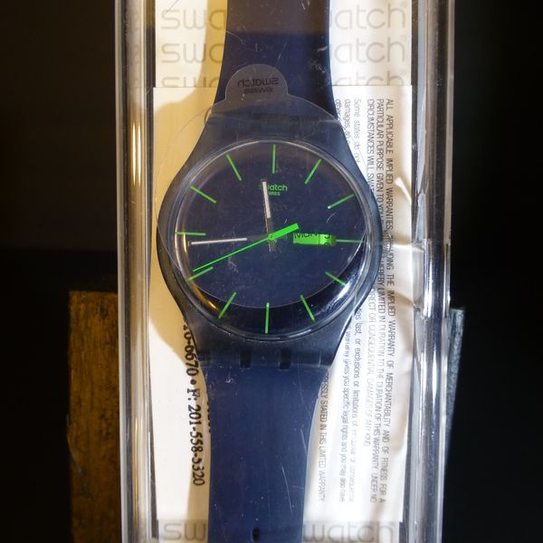 SWATCH Blue Rebel SO29n704 - NIB | WatchCharts Marketplace