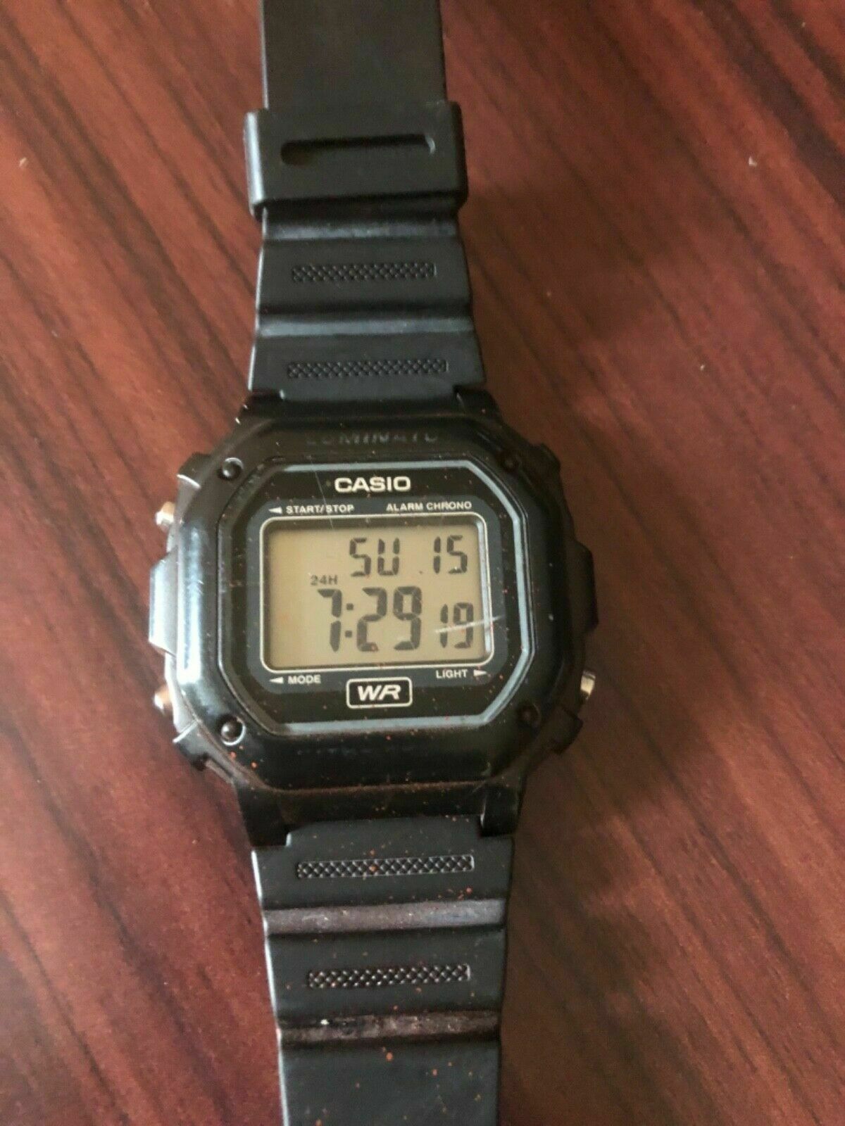 Casio Men's F108WH Illuminator Collection Black Resin Strap Digital ...