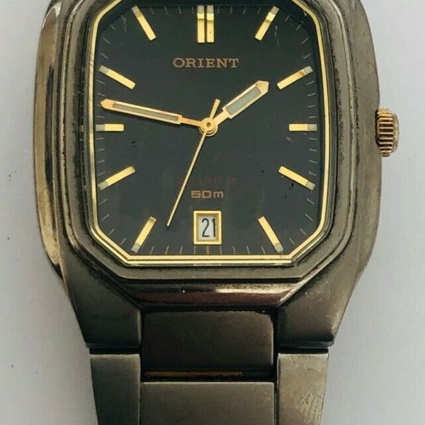 ORIENT TITANIUM WR 50M Japan made Quartz Men's Wristwatch | WatchCharts ...