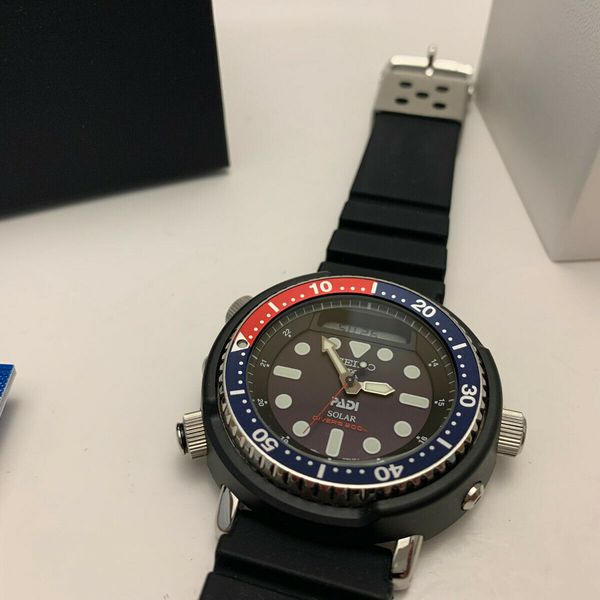 Seiko SNJ027 Arnie Prospex Men's Padi Dive Watch with Solar Movement ...