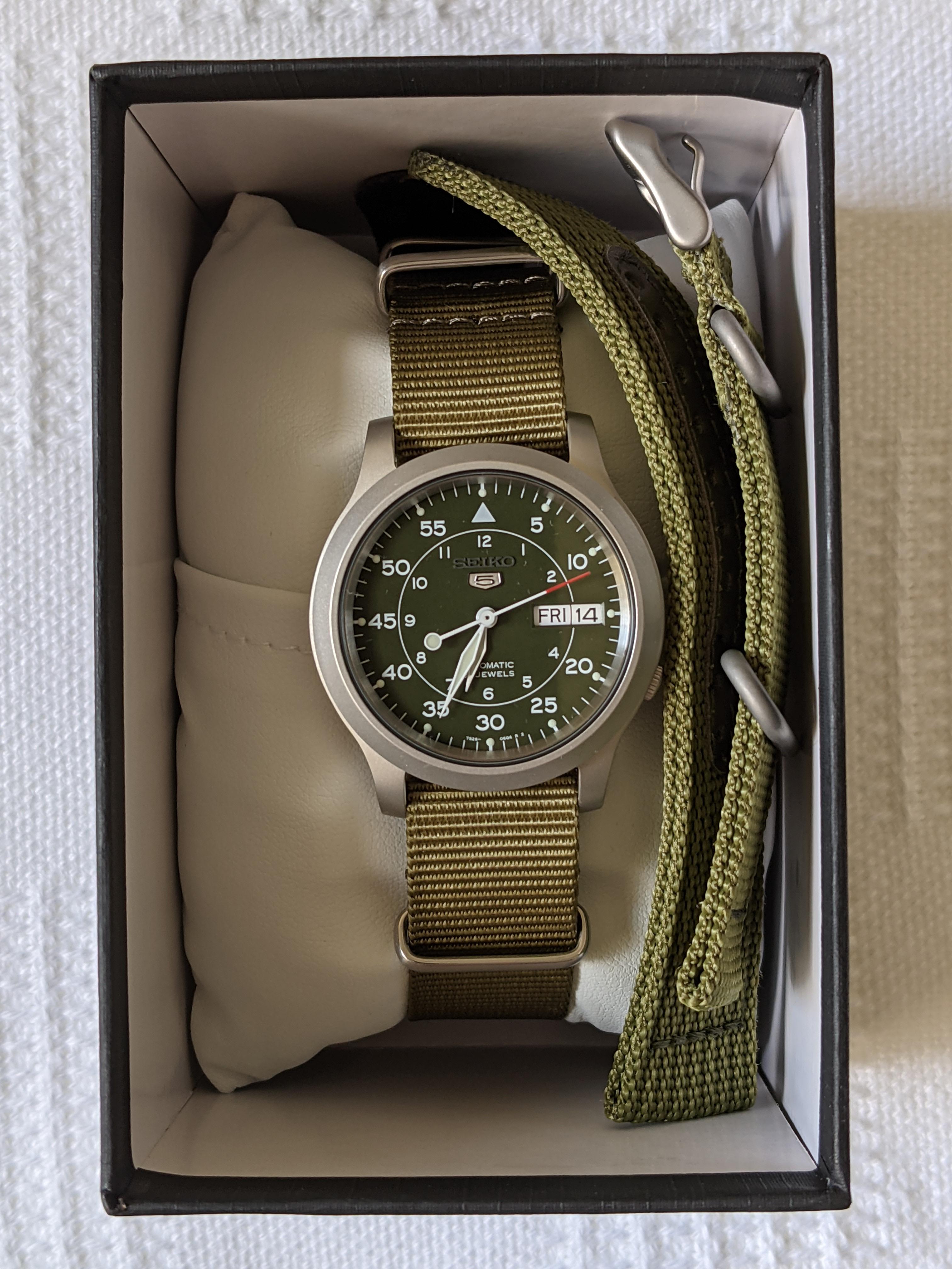 [WTS] Seiko 5 SNK805 with C&B strap | WatchCharts