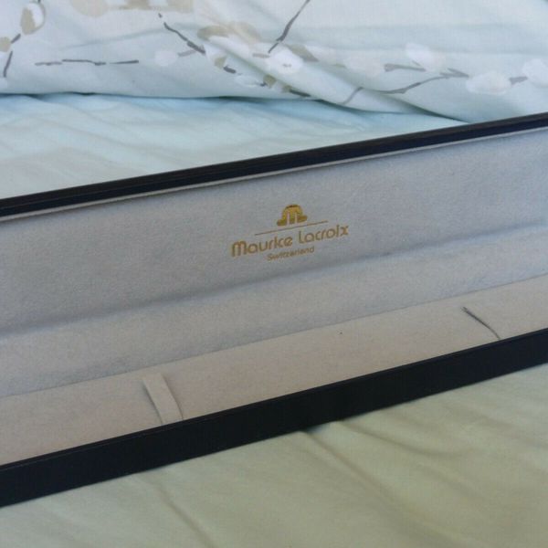 MAURICE LACROIX WRIST WATCH BOX /DISPLAY CASE RARE | WatchCharts ...