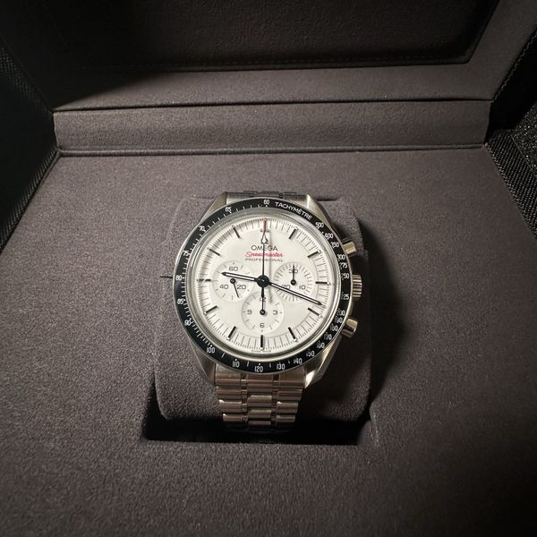 2024 Omega Speedmaster Moonwatch WHITE 42mm Steel 310.30.42.50.04.001 ...