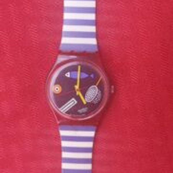 Used Swatch AG 1992 Transparent Backside Vintage Fish. Not tested ...