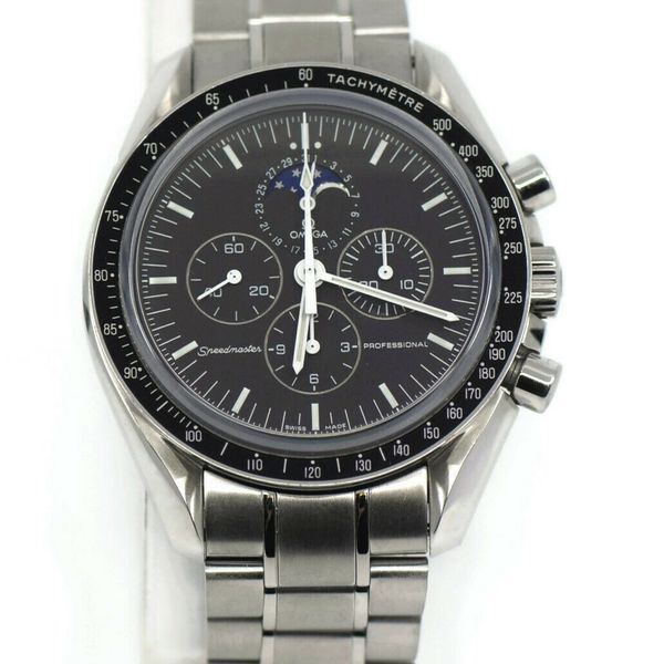 Omega Speedmaster Moon Phase Stainless Steel Watch 3576.50.00 | WatchCharts