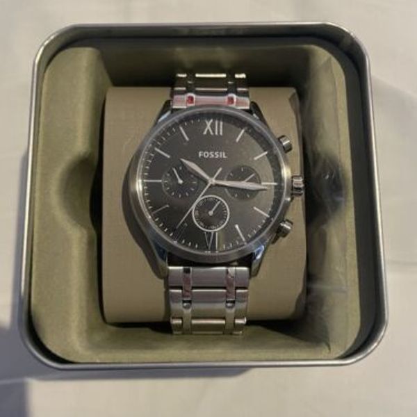 Fossil Fenmore Menâ sWatch 44mm Silver Stainless Steel | WatchCharts ...