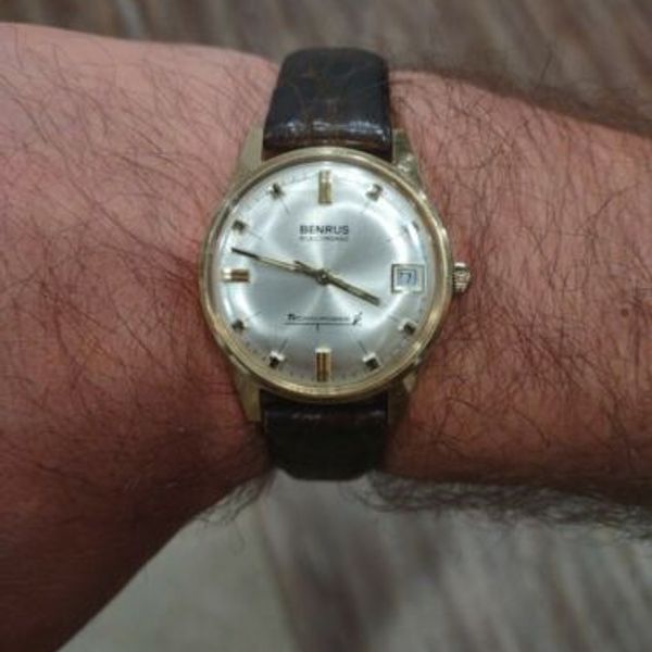 Vintage Mens Benrus Electronic Technipower Series 1345 Watch Swiss Runs ...
