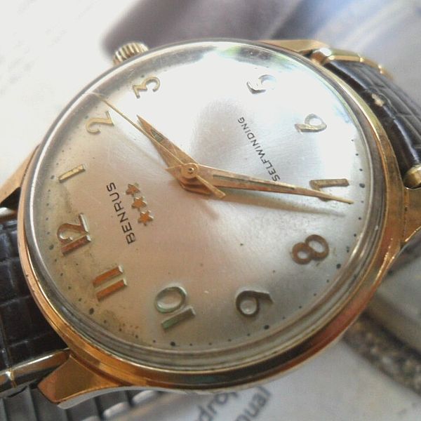 Original Vintage Men's 1970's Benrus 3 Star Self Winding Automatic ...