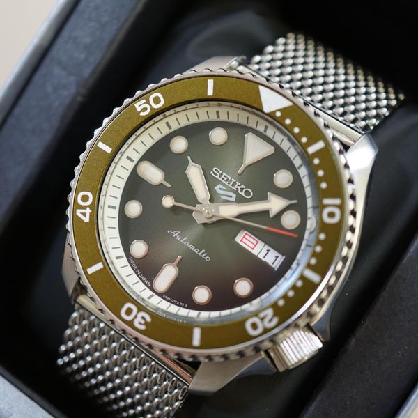 [WTS] Seiko 5 SBSA019 4R36 Sports 5Kx Vintage Style Green Automatic ...