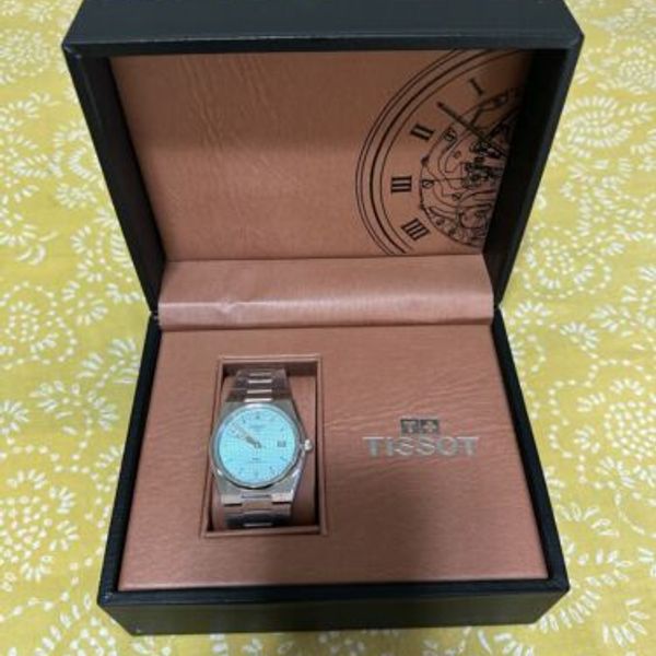 Tissot PRX Powermatic 80 Ice Blue Men's Watch 40MM -MINT CONDITION W ...