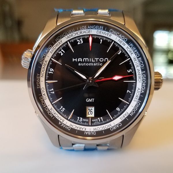 FS: Hamilton Jazzmaster GMT Black Watch on Bracelet! | WatchCharts ...