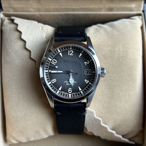 Seiko Prospex Gray Baby Alpinist Men Gray Black Sport Field Watch ...