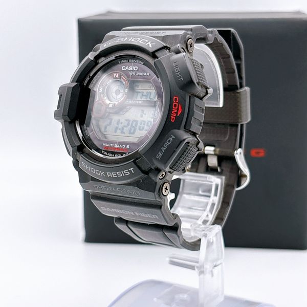 CASIO Gâ SHOCK Mudman GWâ 9300â 1JF Solar Quartz Black Digital Men's ...