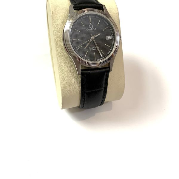 Vintage Omega Seamaster Cal 1425 Black Embossed Dial Classic Menâ s ...