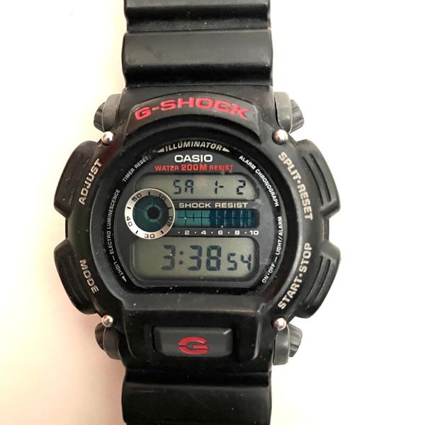 Casio G-Shock 3232 Chronograph Alarm Backlight Digital Watch New ...