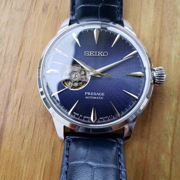 [WTS] Seiko Presage Open Heart Blue Dial SSA405 - Full Kit | WatchCharts