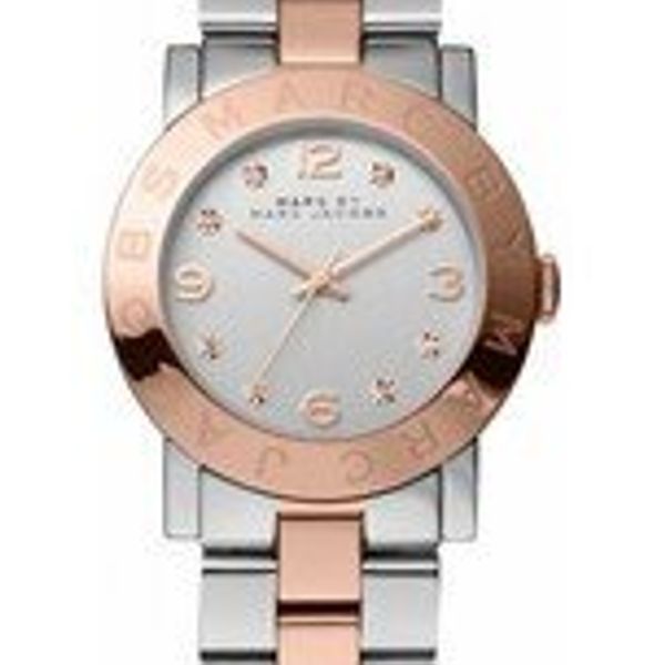 FS: Marc By Marc Jacobs Amy Silver Dial Stainless Steel MBM3194 Women ...