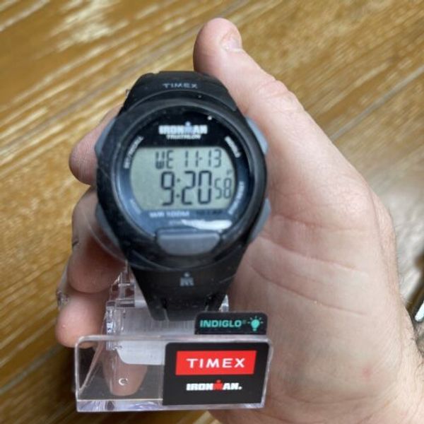 Timex T5K608, Men's 10-Lap Ironman Indiglo Watch, Alarm, Chronograph,Countdown | WatchCharts ...