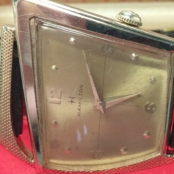 Rare Hamilton Flight II ASYMMETRIC MODERNIST MANS WATCH ALL ORIGINAL ...
