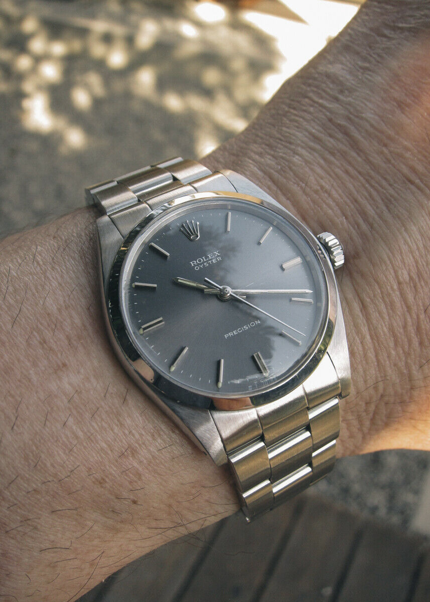 vintage Rolex 6426 mint grey dial 34mm excellent condition ...
