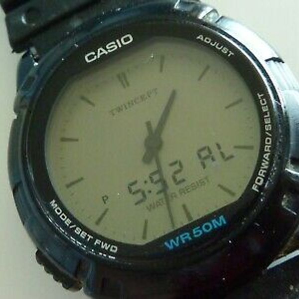 Vintage Casio Twincept ABX-20 World Time Digtal Alarm Watch | WatchCharts