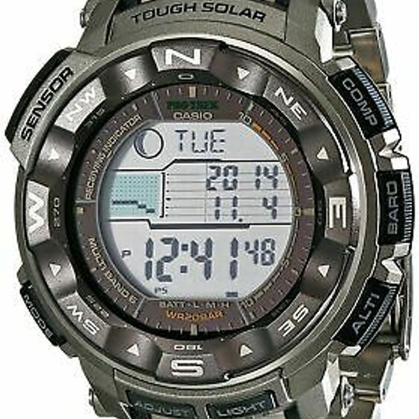 Casio Men's PRW2500T-7 Pathfinder Triple Sensor Tough Solar Digital ... Casio Men's PRW2500T-7 Pathfinder Triple Sensor Tough Solar Digital ...