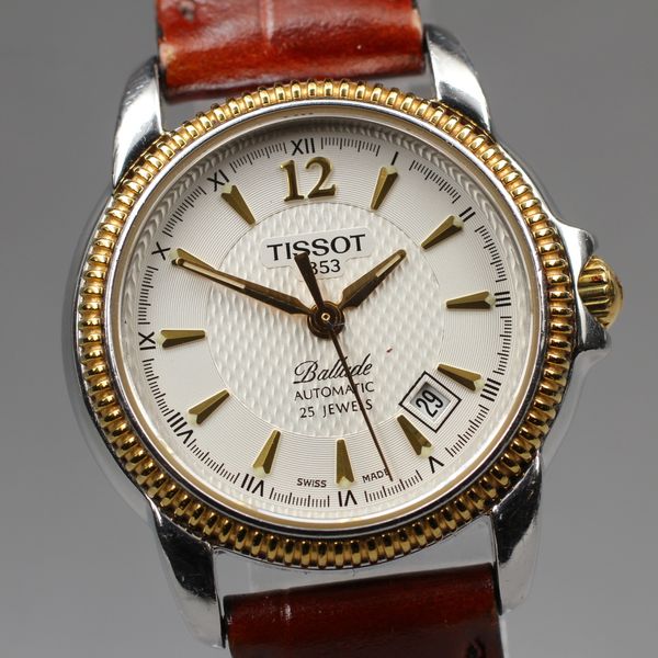 [Near MINT] TISSOT Ballade C229/329C 27mm Automatic Woman's watch From ...