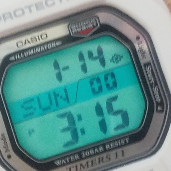 [WTS] Rare Casio G-SHOCK DW-56RTB (2991) Referee Timer 43mm White watch ...