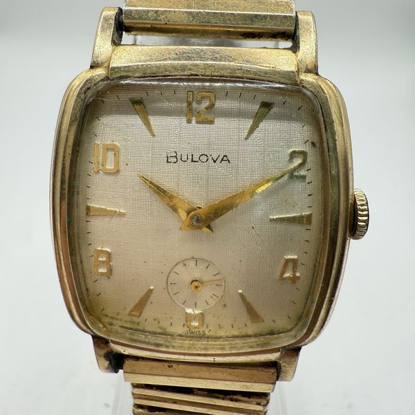 Vintage BULOVA SENATOR M, Cal. 11AL, 17J, M6 (1966), 10k RGP with ...