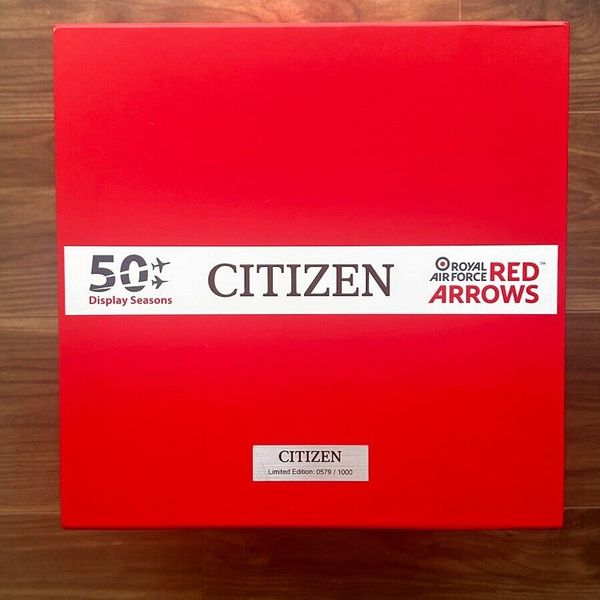 Citizen Red Arrows 50 Display Seasons Limited Edition Collectible ...