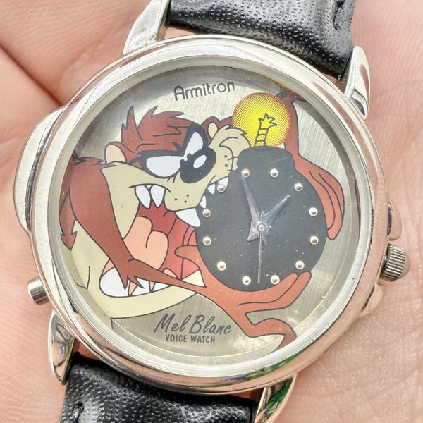 [WTS] Vintage 1990s Talking Taz Time Bomb Watch Looney Tunes $30 ...